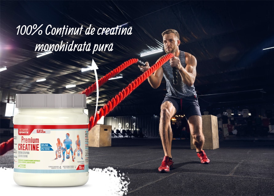Premium Creatine – Creatină Monohidrată Ultra Pură – 428 g